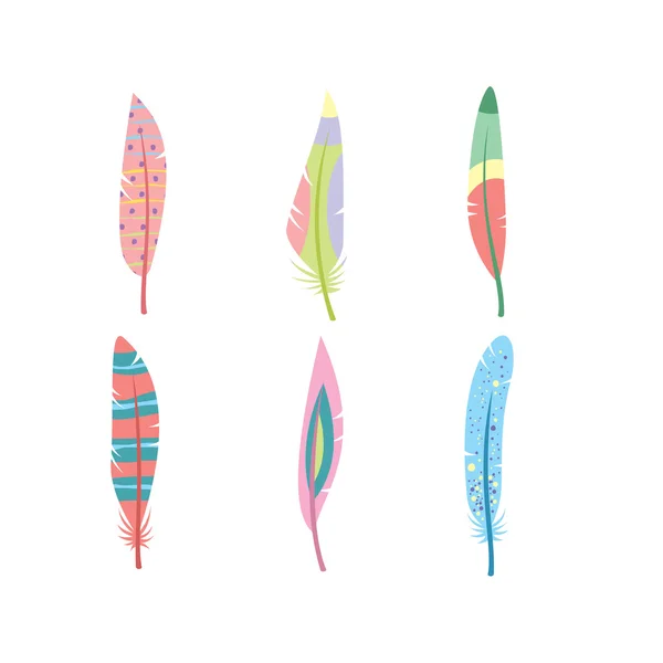 Rainbow feather Stock Vectors, Royalty Free Rainbow feather ...