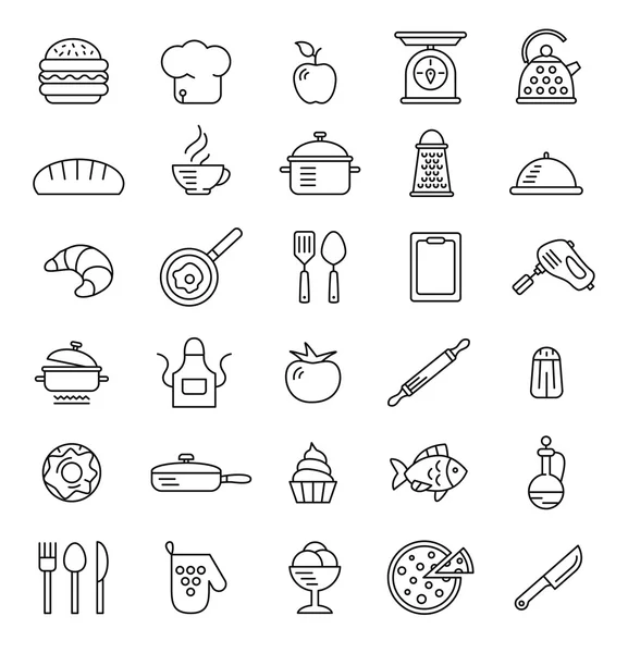 Cooking icons. Boiling time, Frying pan and Kitchen utensils. Vector ...