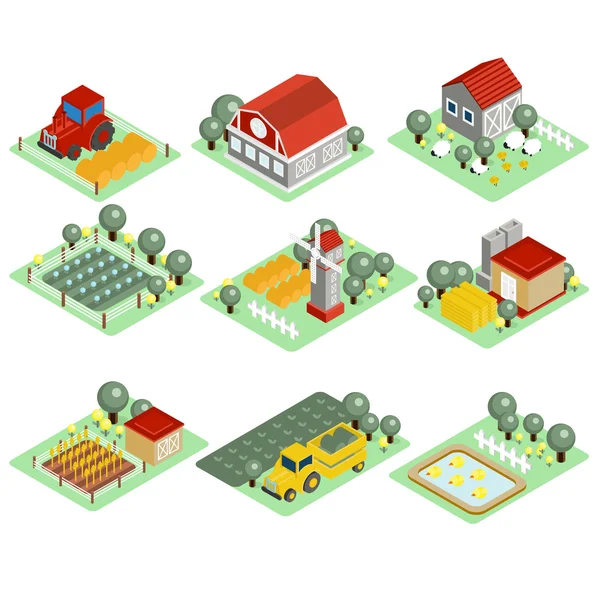 ᐈ Isometric farm stock vectors, Royalty Free agriculture isometric ...