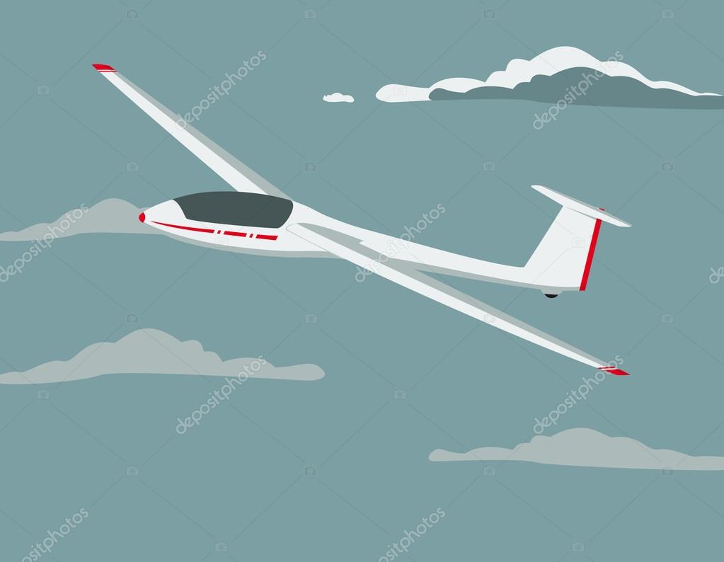 Illustration of a glider Stock Vector Image by ©CHULKOVA_NINA #70720655