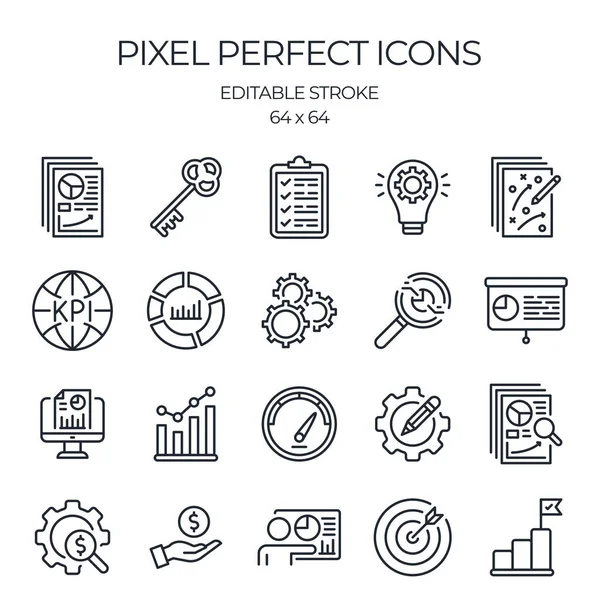 Kpi dashboard icons Vector Art Stock Images | Depositphotos