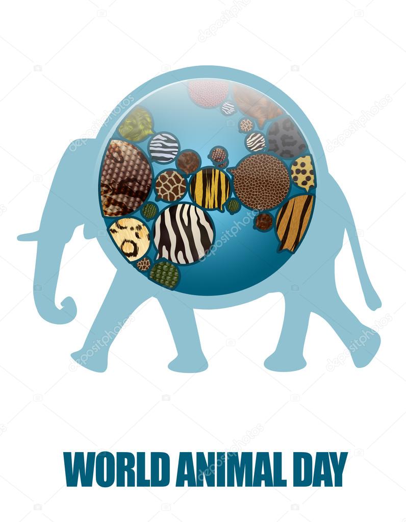 Save animals, Save planet. Earth Icon — Stock Photo © colorwaste #61676041