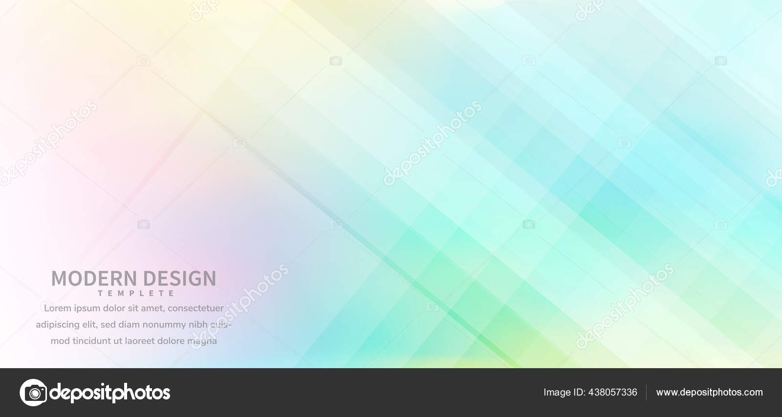 Banner Design Geometric Colorful Overlapping Background You Can Use ...