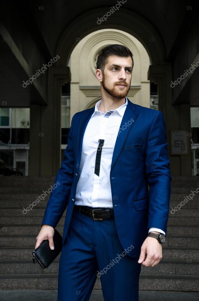 Handsome man in the jacket Stock Photo by ©smmartynenko 115076982