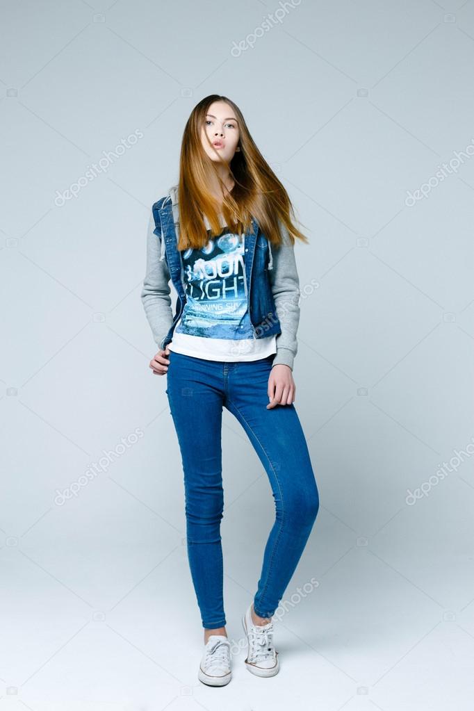 Professional female model. Stock Photo by ©smmartynenko 73641283