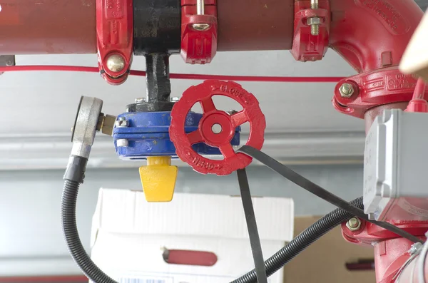 Fire valve, installation of fire safety, Security fire system in ...