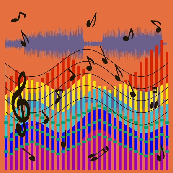 Background music wave Stock Vector Image by ©alik676 #92505066