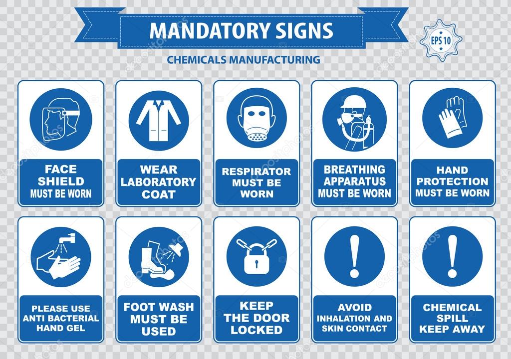 Chemical manufacturing warning signs — Stock Vector © coolvectormaker ...
