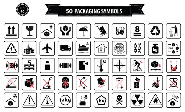 Set Of Packaging Symbols Stock Vector Image by ©coolvectormaker #73622999
