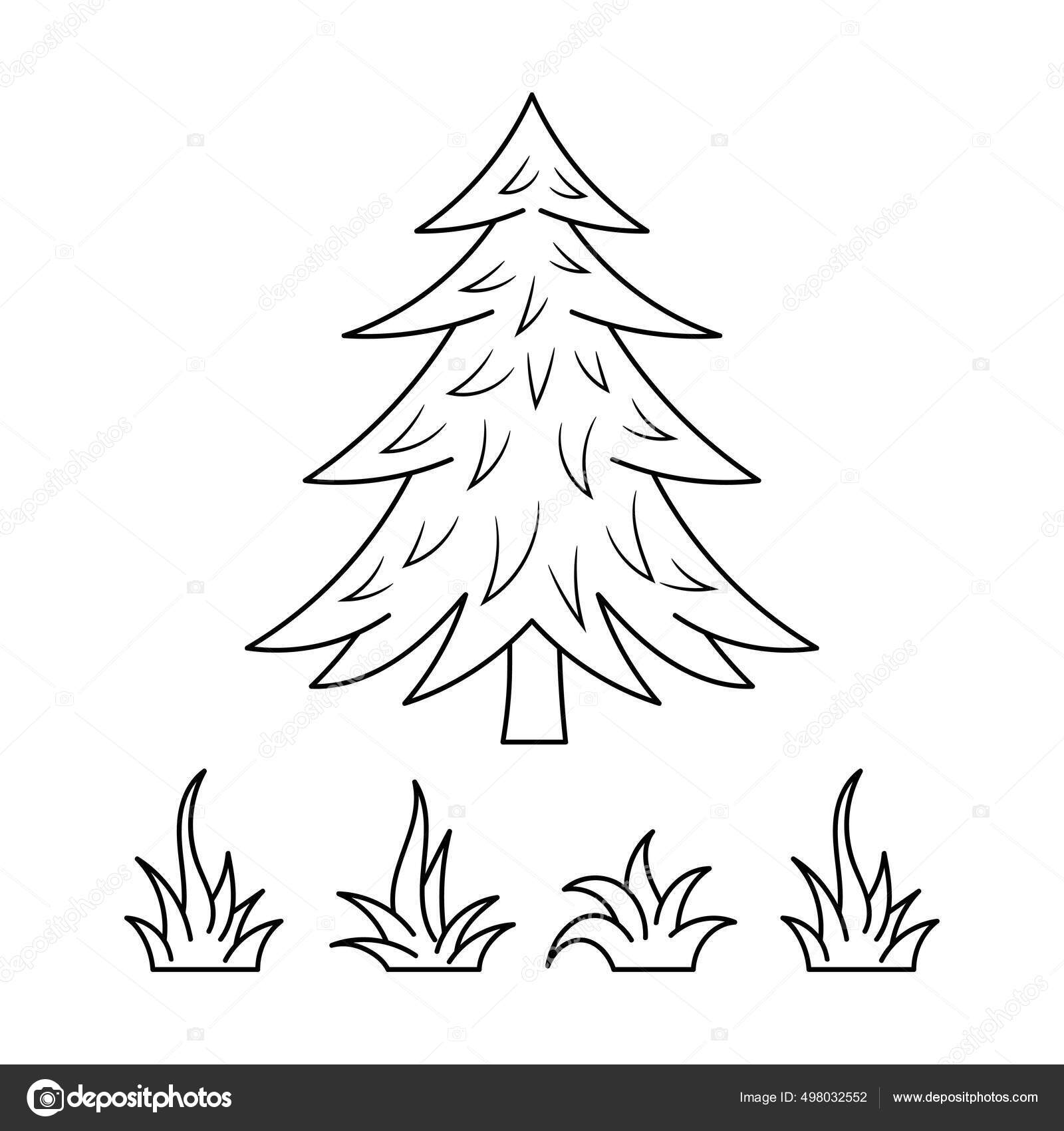 Simple Pine Tree Vector