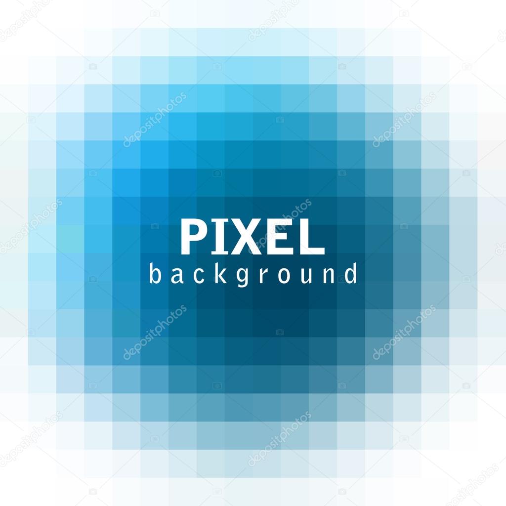 Blue pixel Stock Vector Image by ©Rustle #85522224