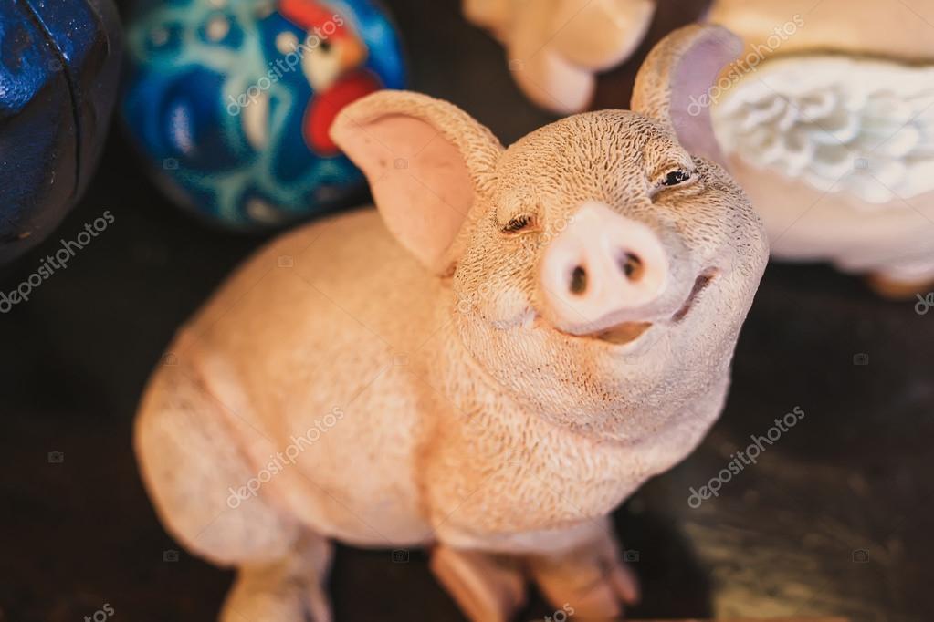 Smiling pig — Stock Photo © cherryknowsbest #72198325