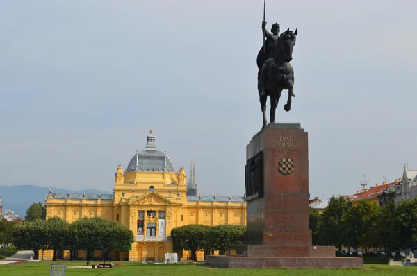 Statue of king Tomislav — Stock Photo © zatletic #2163920