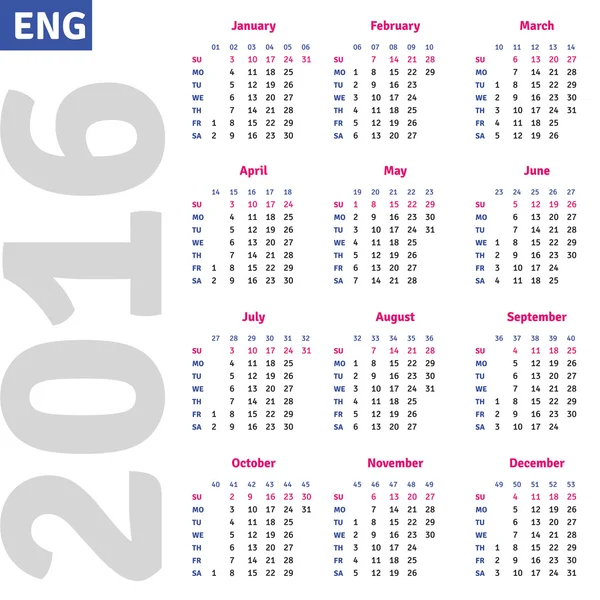 Spanish calendar 2015, vertical calendar grid, vector — Stock Vector ...