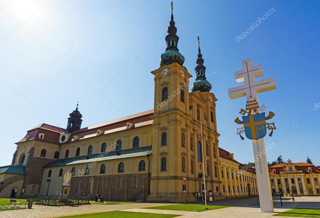 The beautiful monastery Velehrad — Stock Photo © Jirmar #120261642