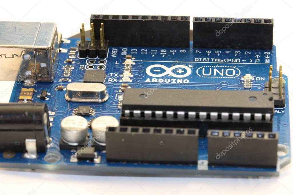 Arduino, DIY and electronic components — Stock Photo © Schlyx #67934931