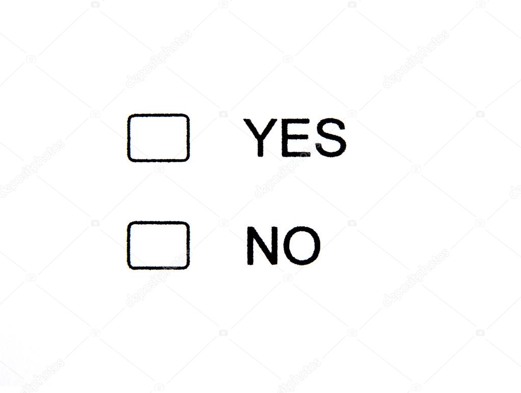 Checkbox Yes No — Stock Photo © A_M_Radul #67028381 Checkbox Yes No — Stock Photo © A_M_Radul #67028381