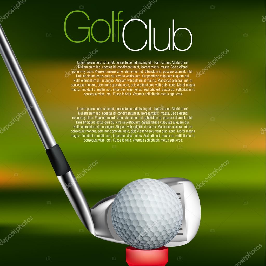 Golf background Stock Vector Image by ©vedvid_ARTS #61554551