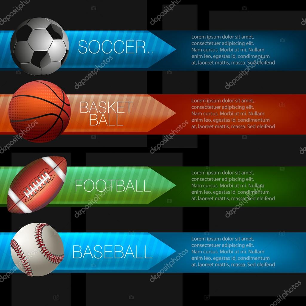 Sports Infographics Design Stock Vector by ©vedvid_ARTS 61861205