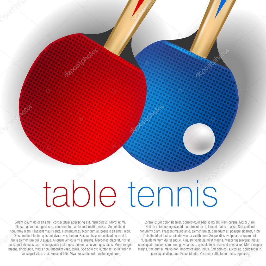 Table tennis background — Stock Vector © vedvid_ARTS #61862575