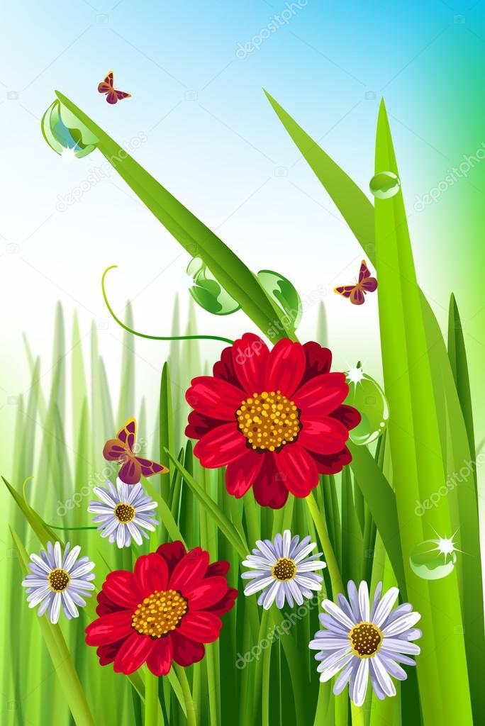 Beautiful Spring Background Stock Vector Image by ©vedvid_ARTS #62431781