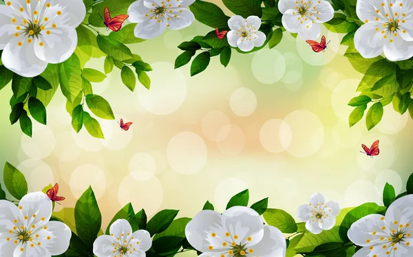 Beautiful Spring Background Stock Vector by ©vedvid_ARTS 63076053