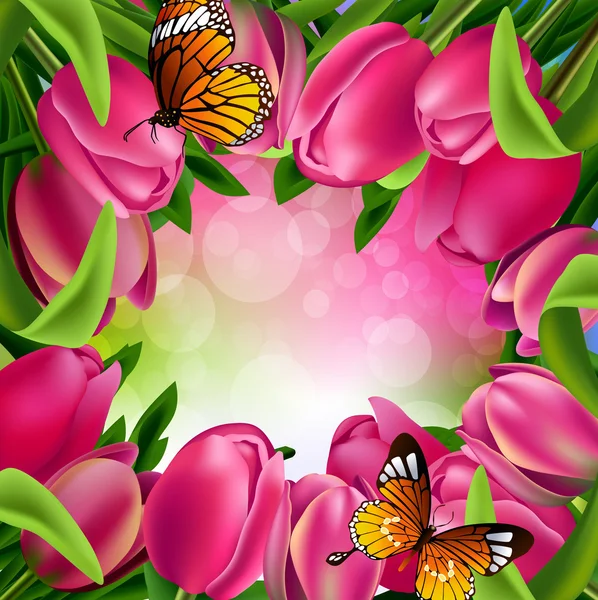 Beautiful Spring Background Stock Vector by ©vedvid_ARTS 63076111