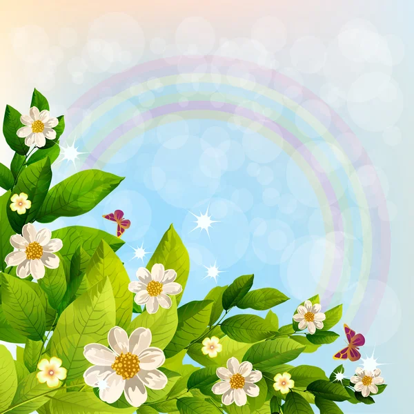 Beautiful Spring landscape Stock Vector Image by ©vedvid_ARTS #63076819