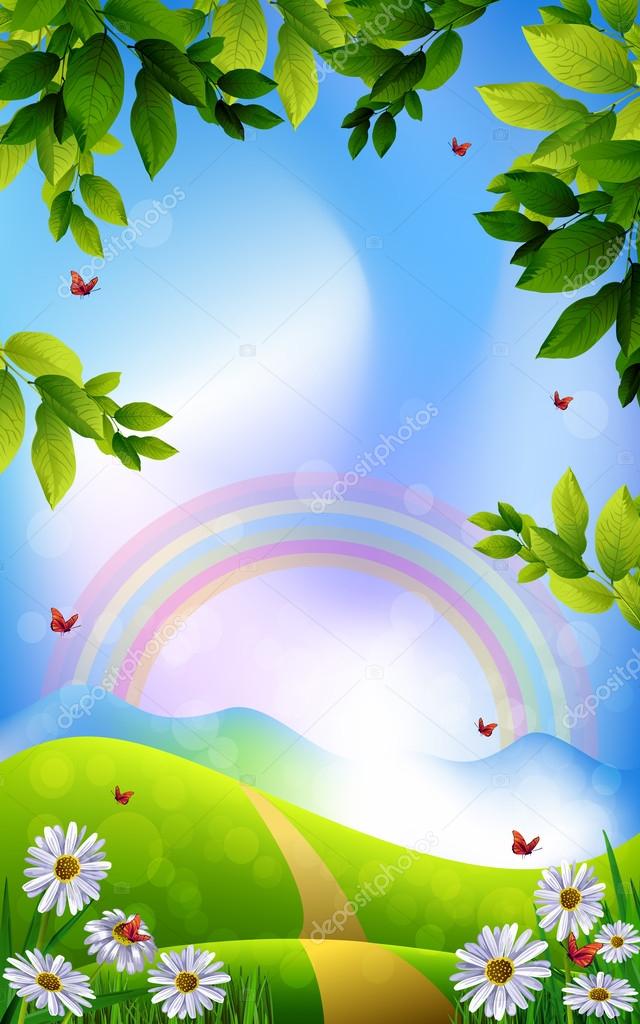 Beautiful Spring Background Stock Vector Image by ©vedvid_ARTS #63075795