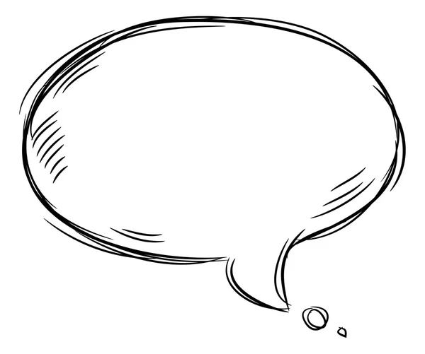 Hand Drawn Speech Bubble — Stock Vector © vedvid_ARTS #86116658