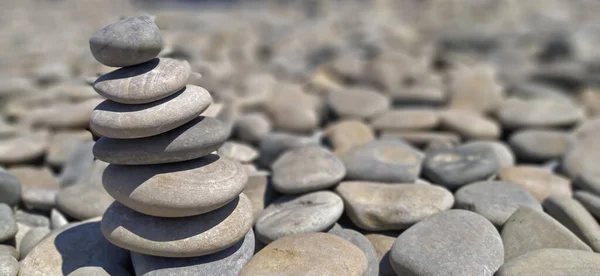 Pyramid from the stones built on hierarchy Stock Photo by ©yellek 3976400