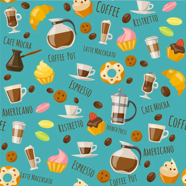 Coffee icons pattern Stock Vector Image by ©giraffarte #89630020