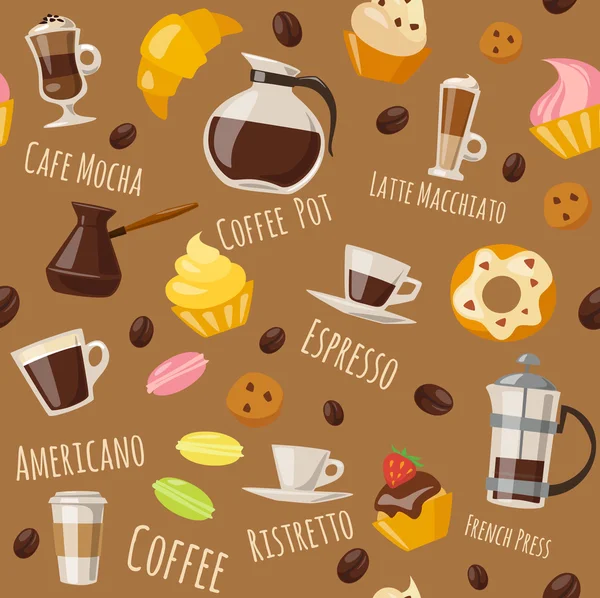 Coffee icons pattern Stock Vector Image by ©giraffarte #89630020