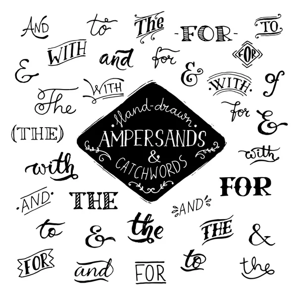 Catchwords and ampersands Stock Vector Image by ©ma_llina #110422274