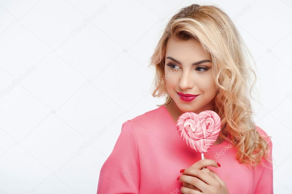 Cute young girl is falling in love Stock Photo by ©iakovenko123 77678502