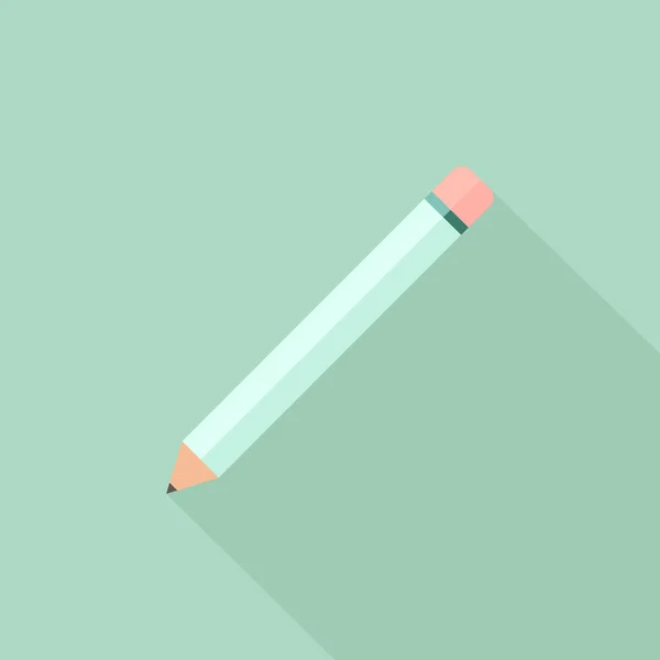 Pencil. Flat Design vector icon Stock Vector Image by ©Greeek #113270032