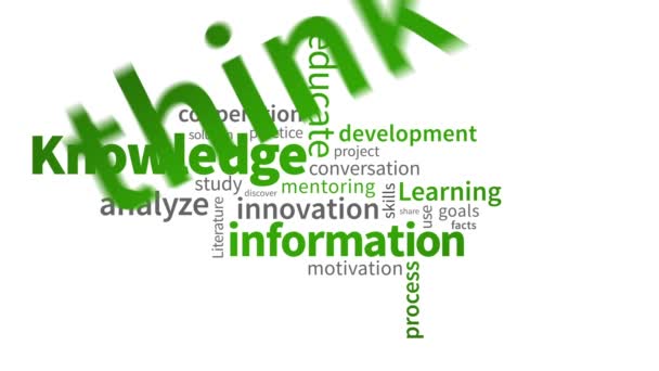 Knowledge animation — Stock Video © PatrikV #64505457