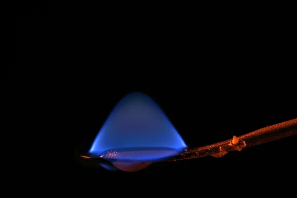 Sulfur Burning In Oxygen