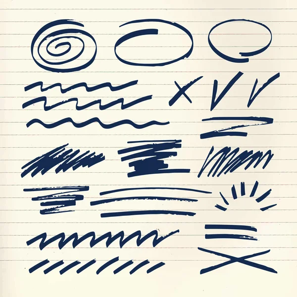 Marker effect vector Vector Art Stock Images | Depositphotos