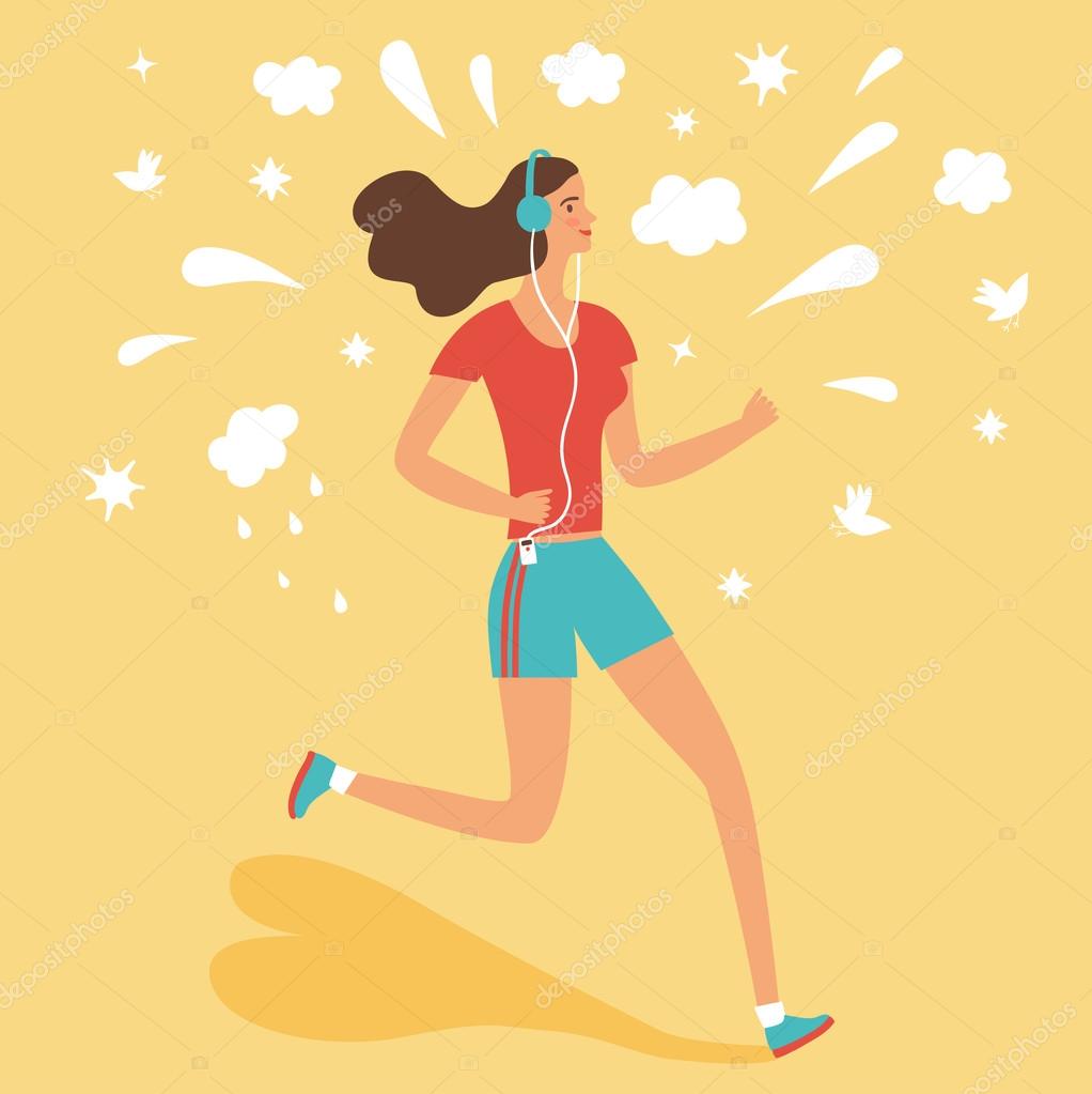 Animated Girl Runners