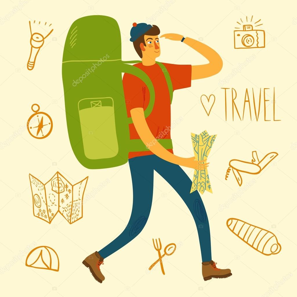 Illustration du Routard — Image vectorielle shtonado © #66020817