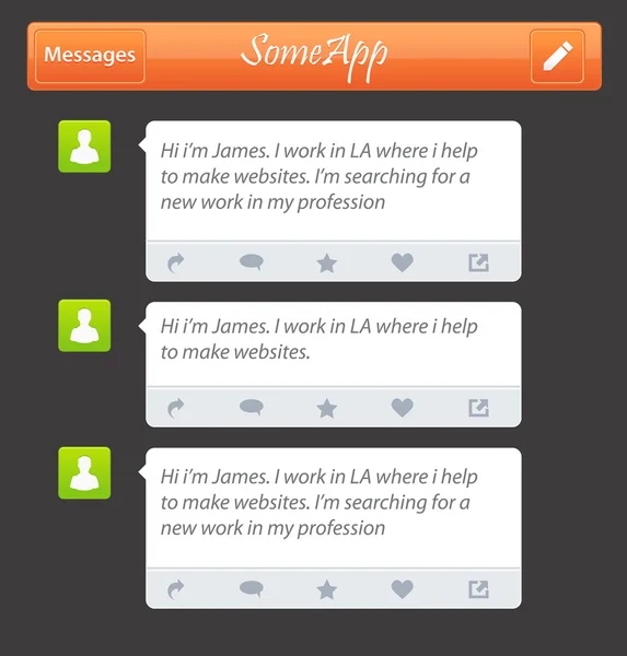 Vector chat frames Stock Vector Image by ©delices_89 #179391940