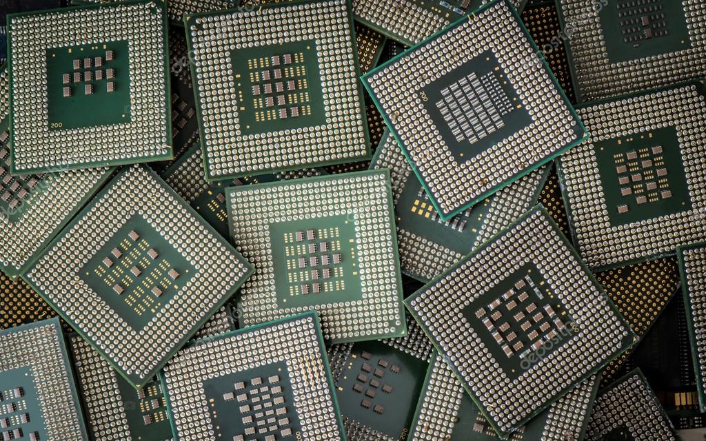 CPU de residuos electrónicos — Foto de stock #65408323 © dalomo84