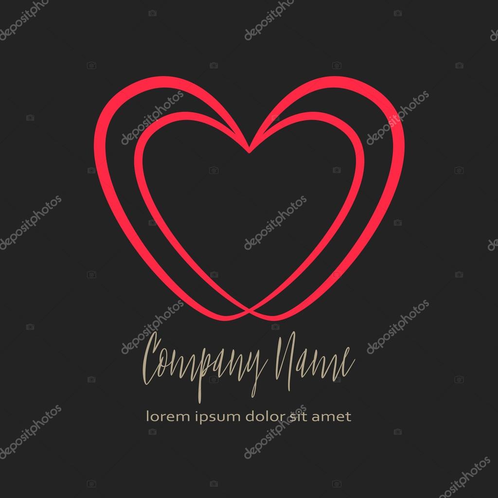 Conceptual Double heart icon Stock Vector Image by ©ivanskaia ...