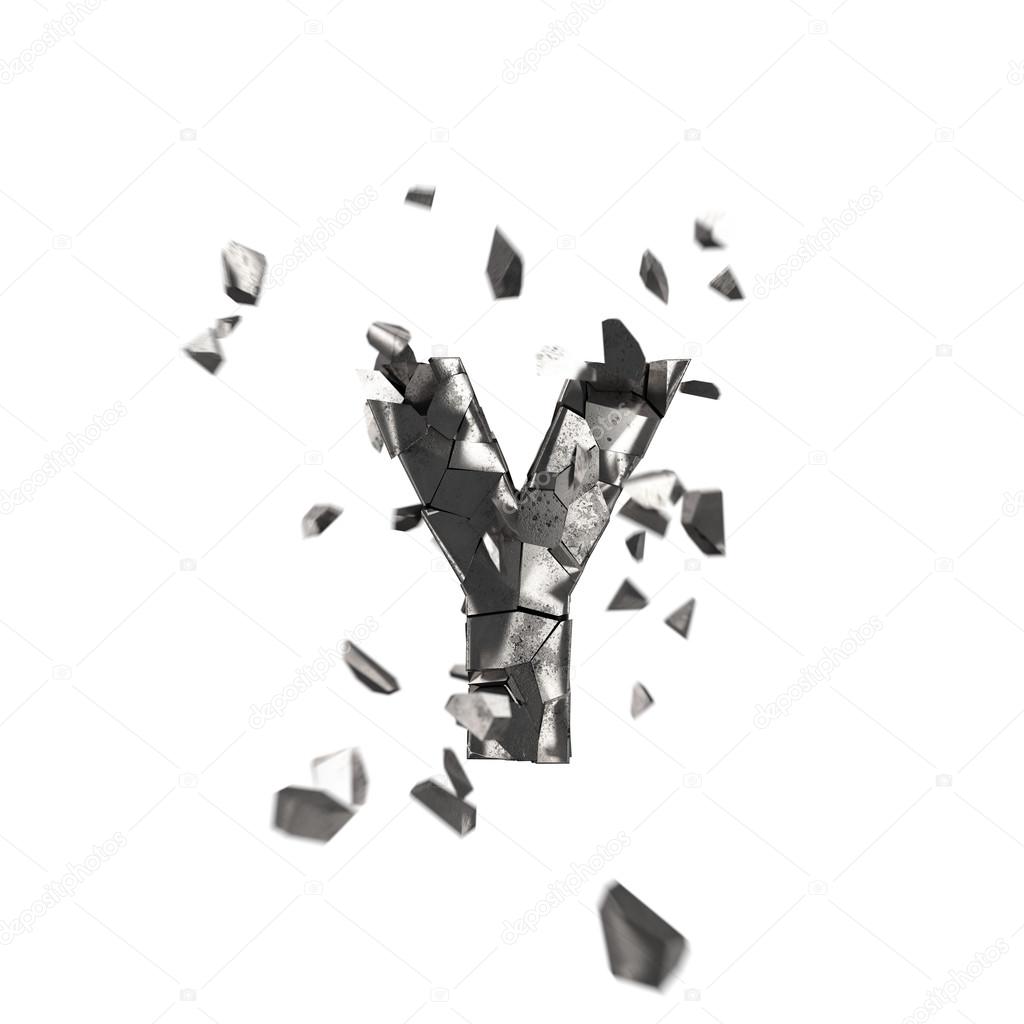 Crushed iron letter Stock Photo by ©dmitry.sambuka 62470293
