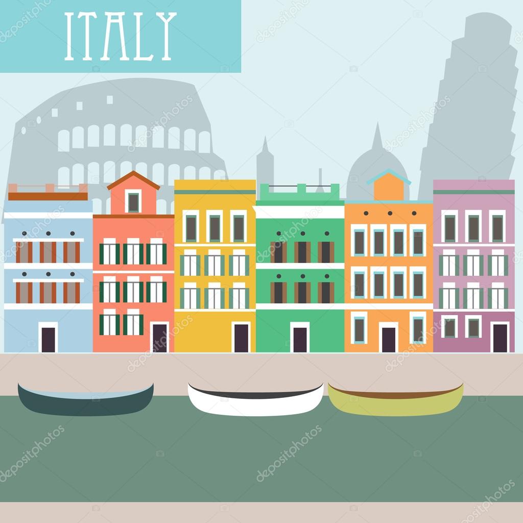 Italy card Stock Vector Image by ©MioBuono12 #62352377