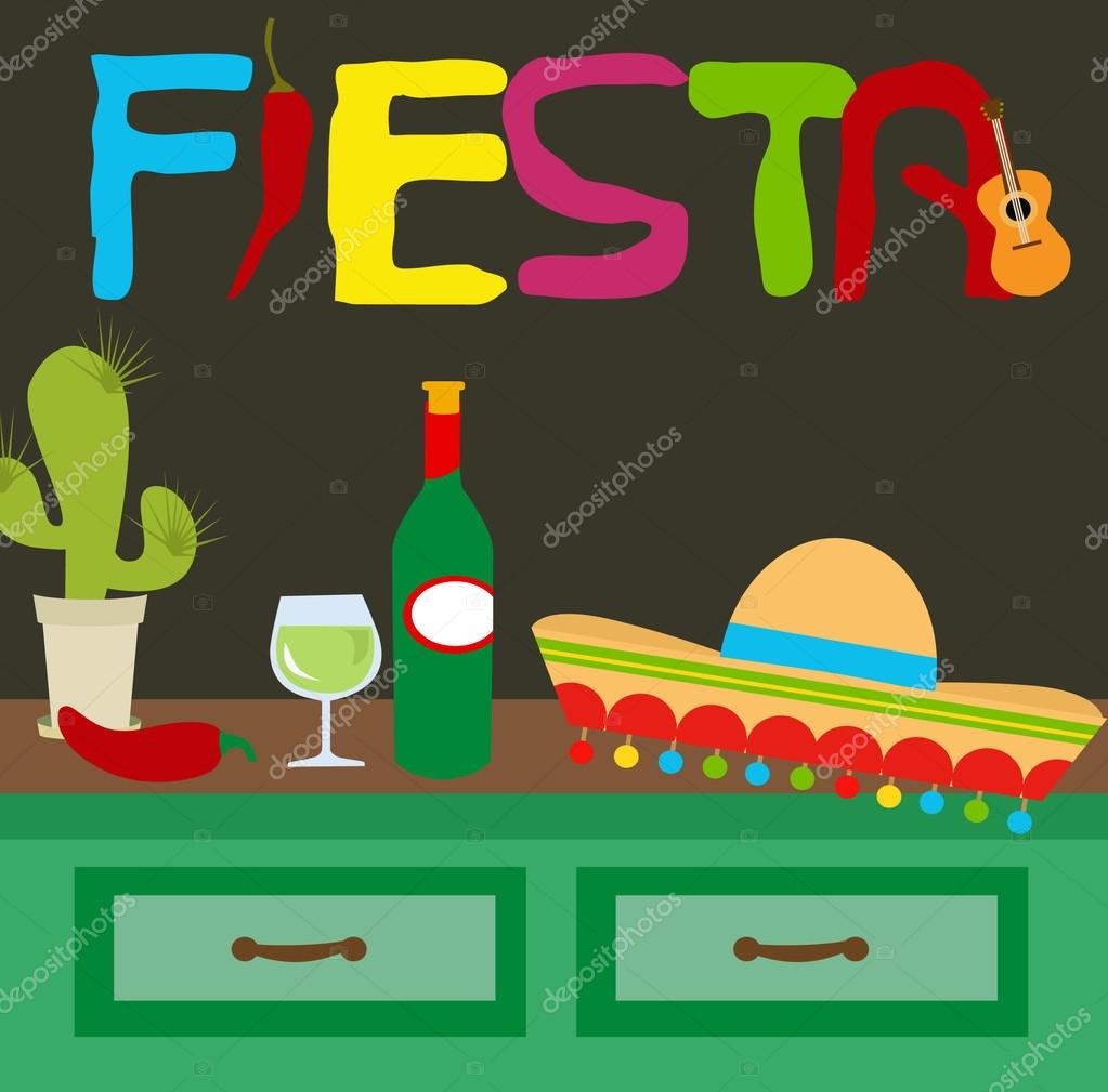 Fiesta card Stock Vector Image by ©MioBuono12 #62408759