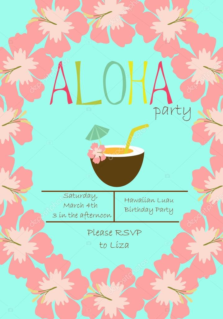 Aloha party Stock Vector Image by ©MioBuono12 #64005057