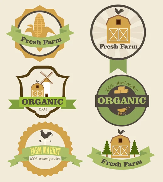 100,000 Farm product labels Vector Images | Depositphotos