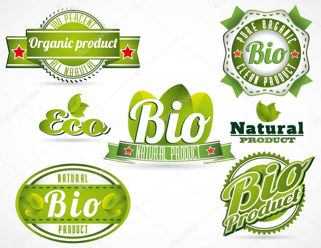 Eco bio logos Stock Vector Image by ©Sulovsky #61864929